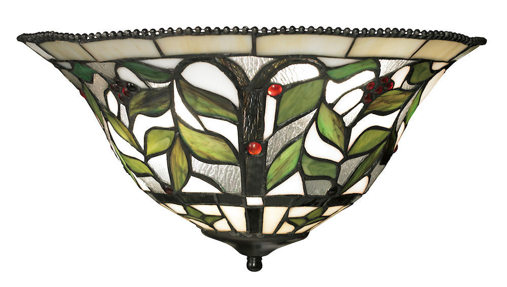 Latham 2 Light Tiffany Style Sconce In Tiffany Bronze Elk Lighting Shakespeares Attic